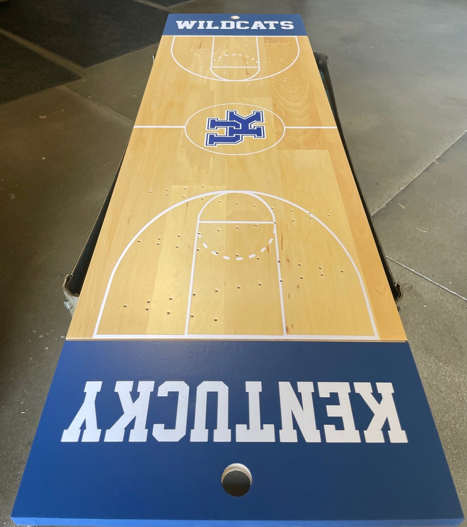 Blitz Board Signature Basketball Court Solid Wood – CincyBlitzBoards